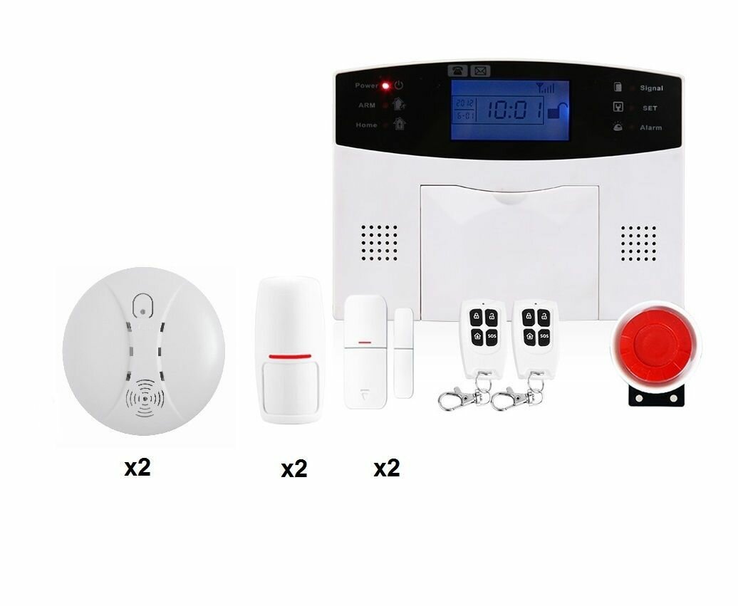 GSM/WiFi сигнализация ALFA G30(Tuya Smart/Smart Life) с 6 датчиками