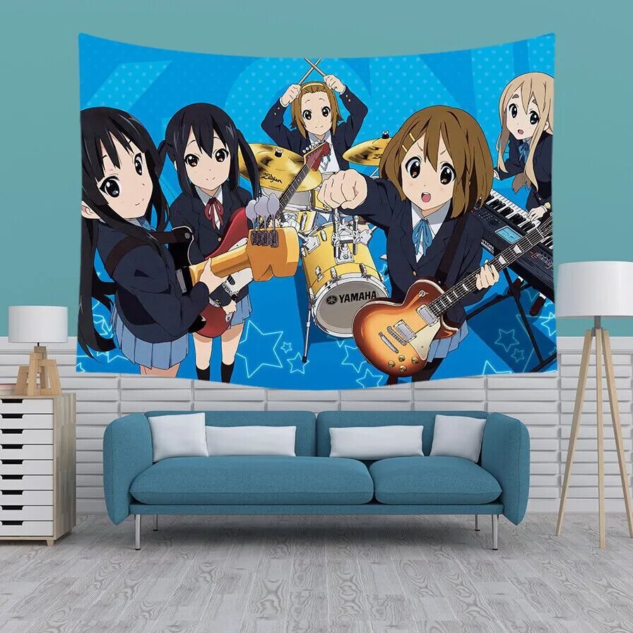 BeLOC Гобелен "k-on аниме косплей домашнее арт" 180x230 см