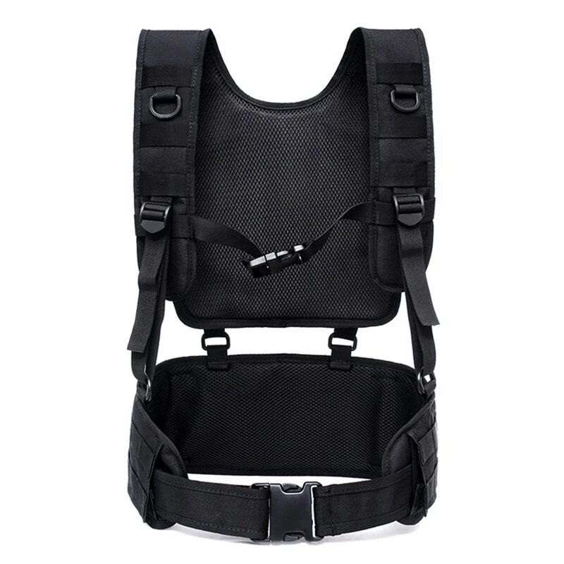 Черный тактический жилет Molle