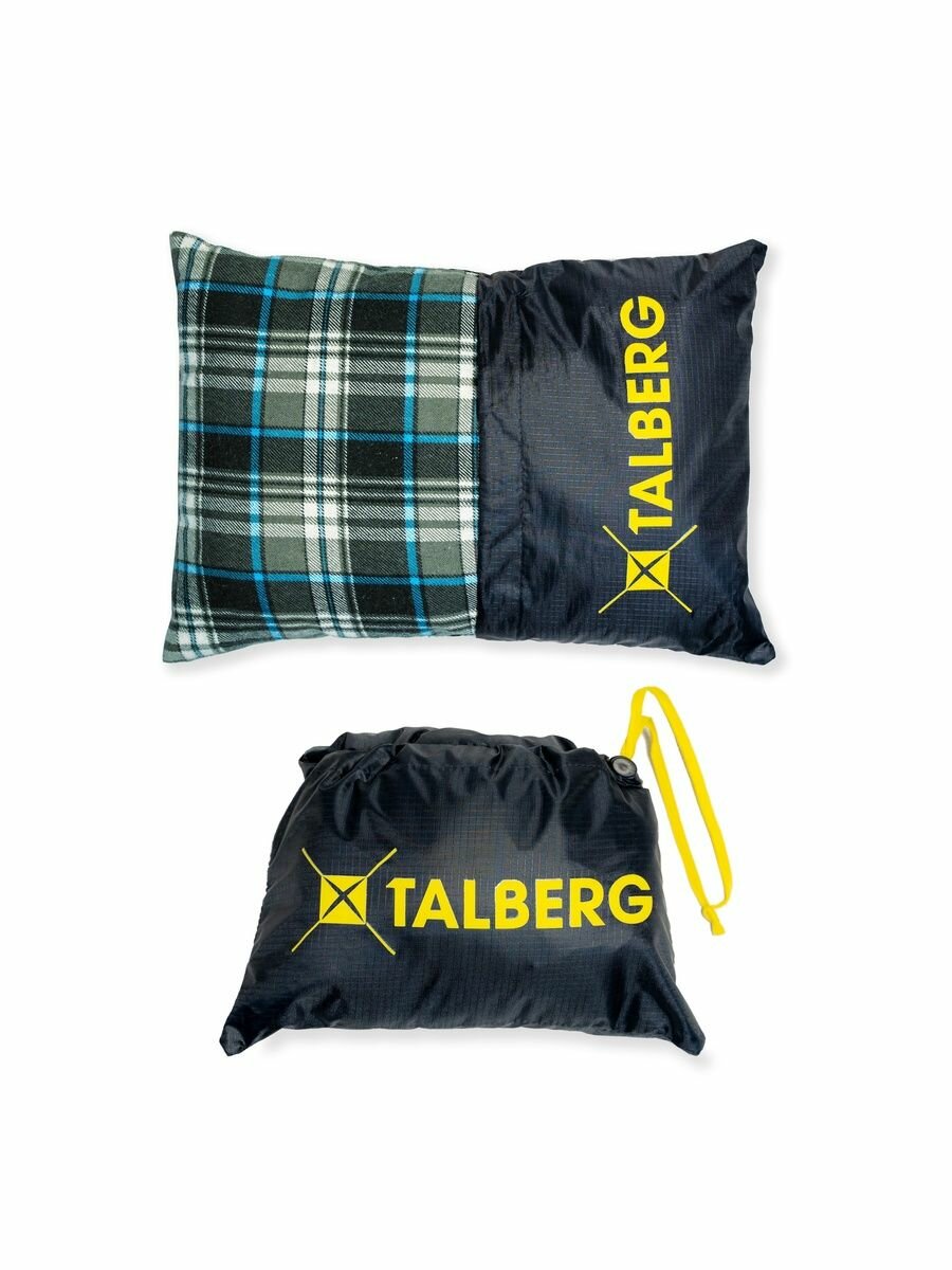 Подушка туристическая кемпинговая CAMPING PILLOW BASIC, 35х25х7 см, черная