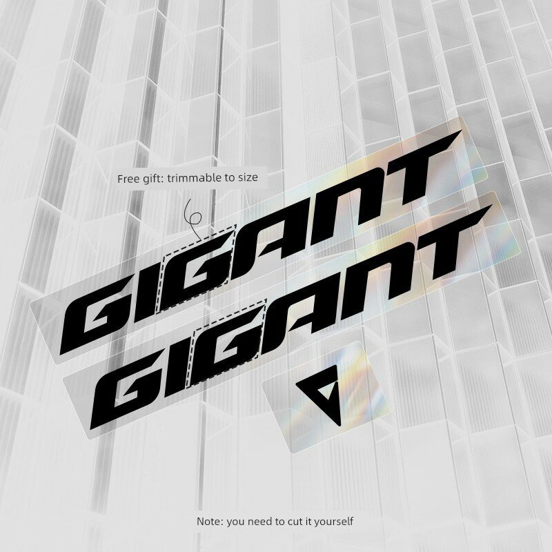 Набор наклеек для Giant TCR Tenth Generation: 2x наклейки на нижнюю трубу + 1x наклейка на рулевую колонку, глянцевый