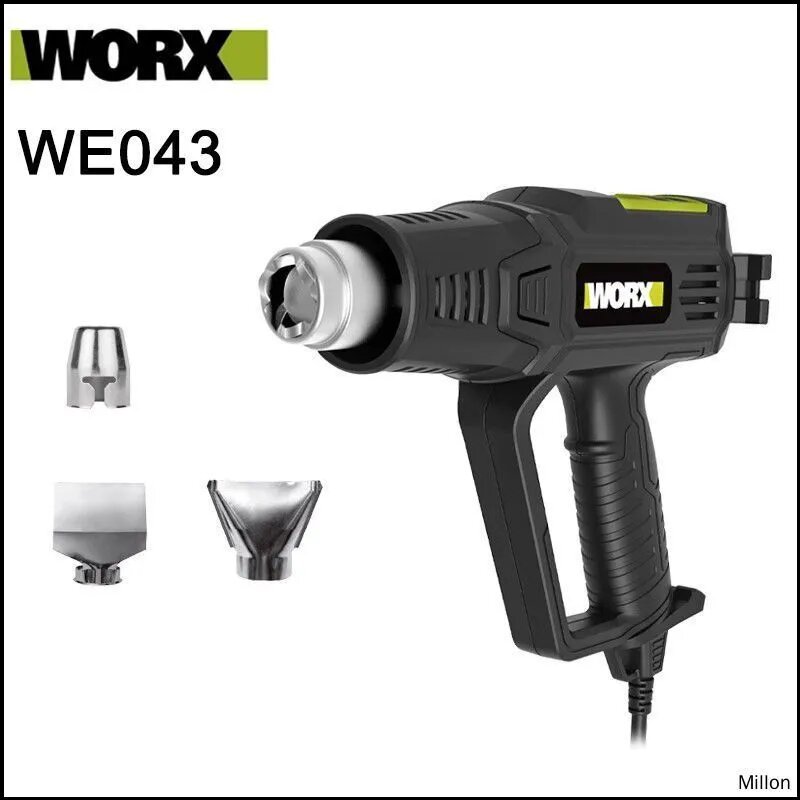 Пистолет горячего воздуха Worx WE043, качественный инструмент 110220 В
