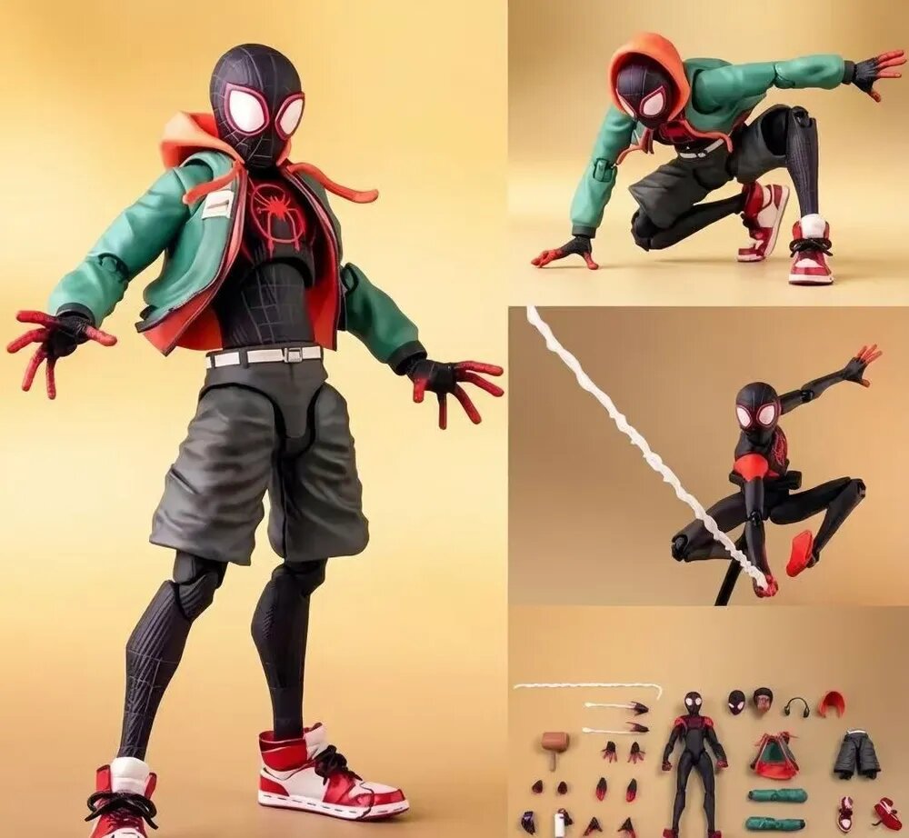 Фигурка Человек Паук Майлз Моралес / Spider Man Miles Morales (13см)