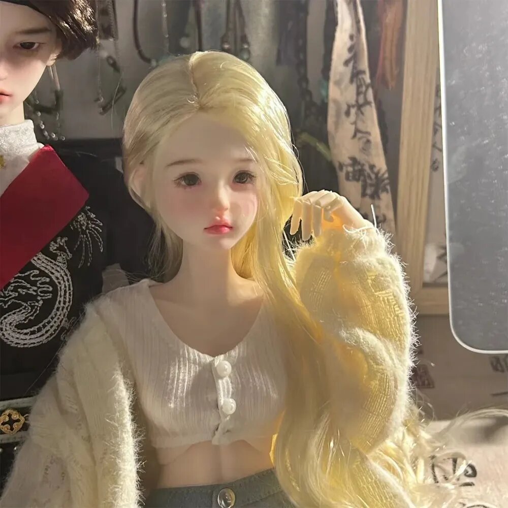 Кукла Bjd 1/4 размера с мясистыми губами и сочлененным телом - NudeDoll