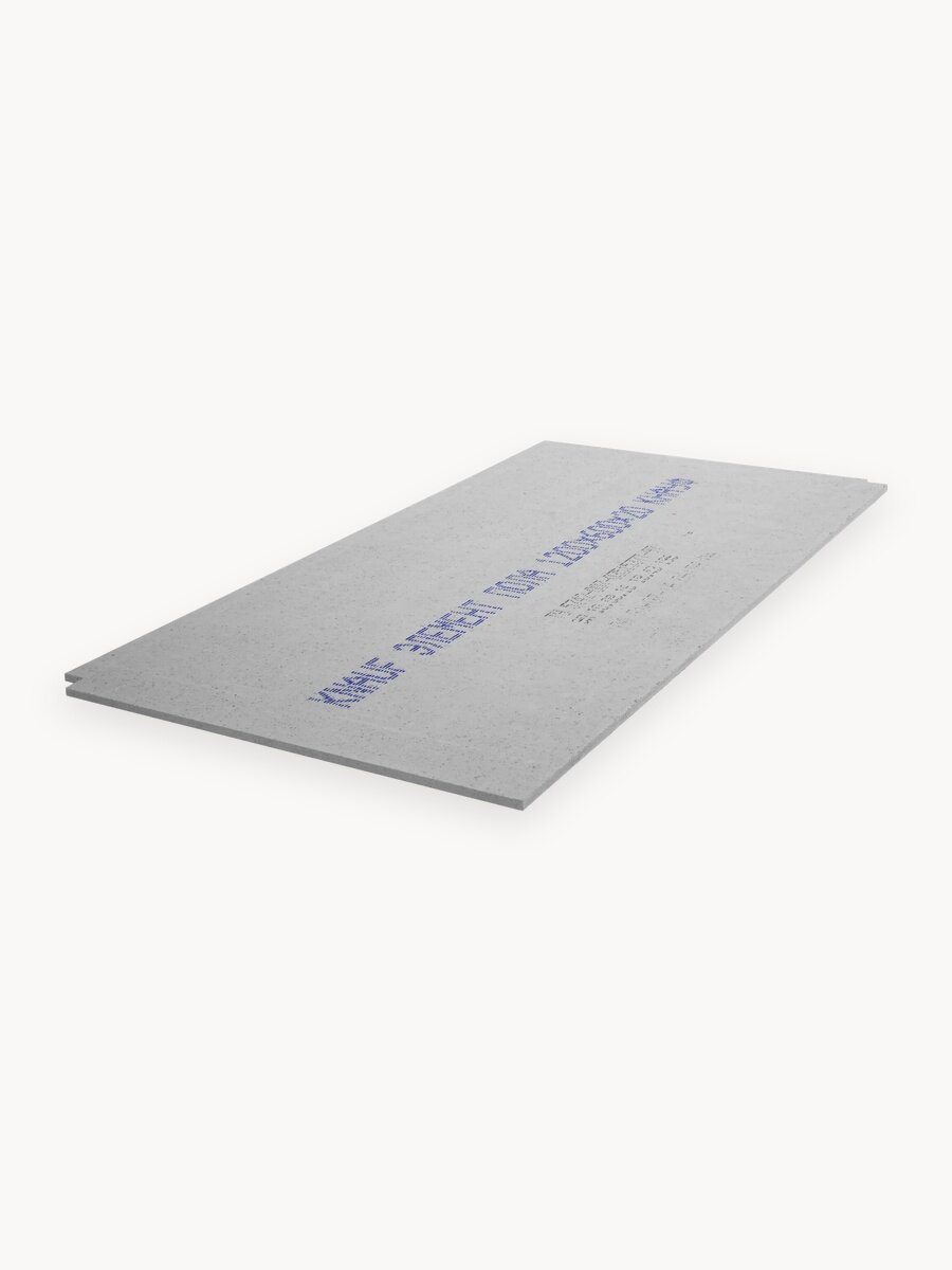 Гипсоволокнистый лист ГВЛВ ПК 20 мм Knauf Суперпол 600x1200 мм