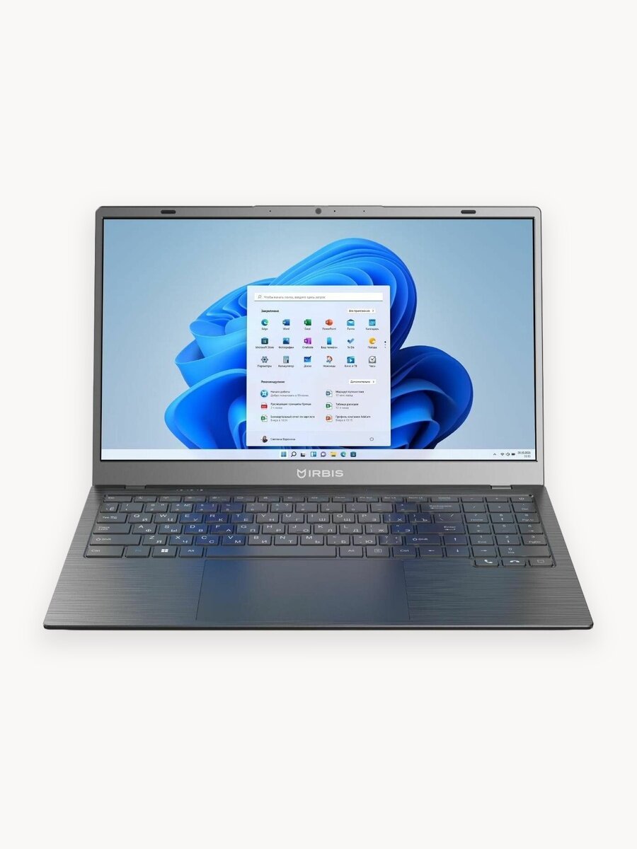 Ноутбук Irbis 15NBC1014, 15.6" серый