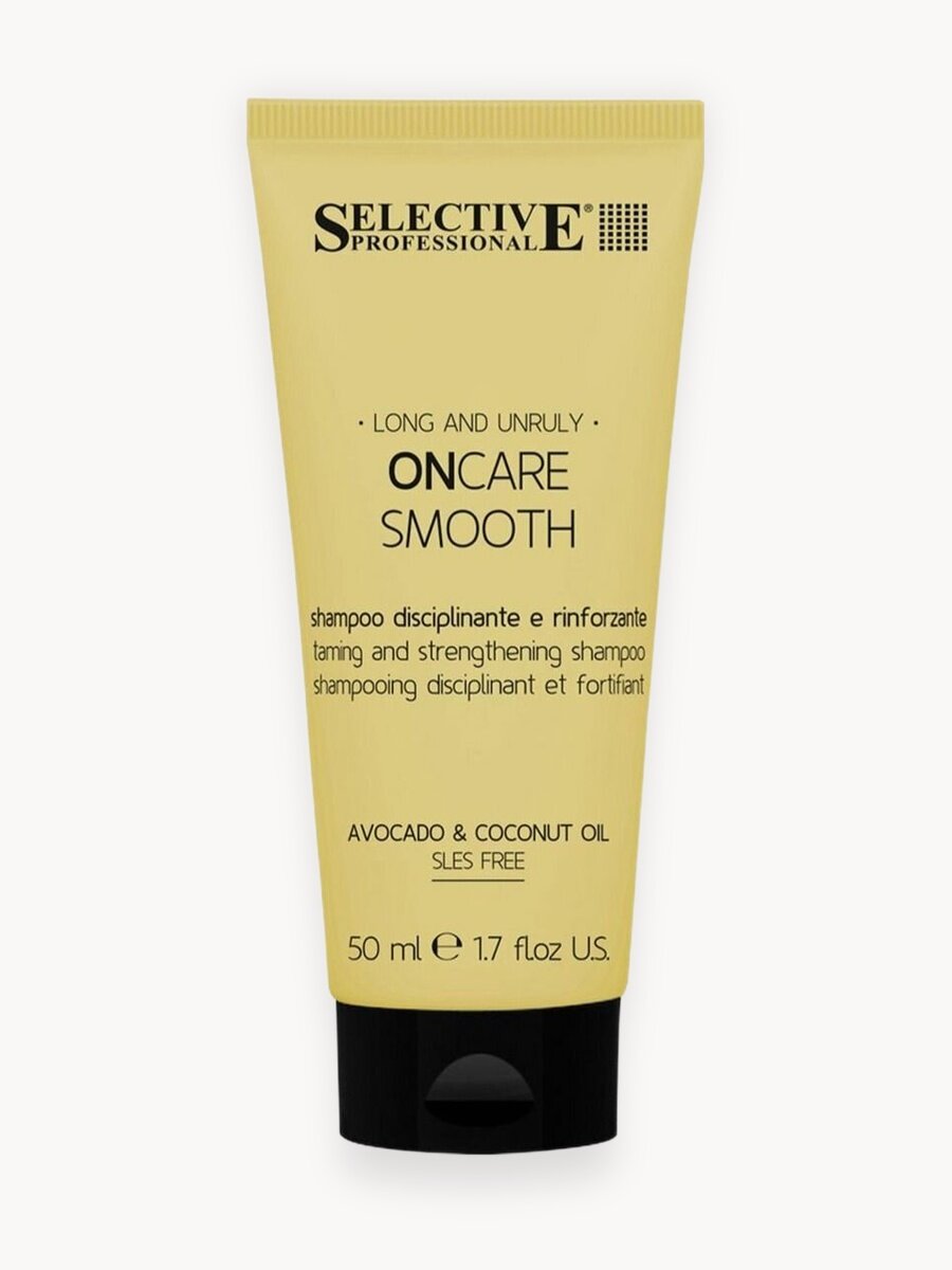 Selective Шампунь Разглаживающий, Устраняющий Пушистость, ONCARE SMOOTH 50мл