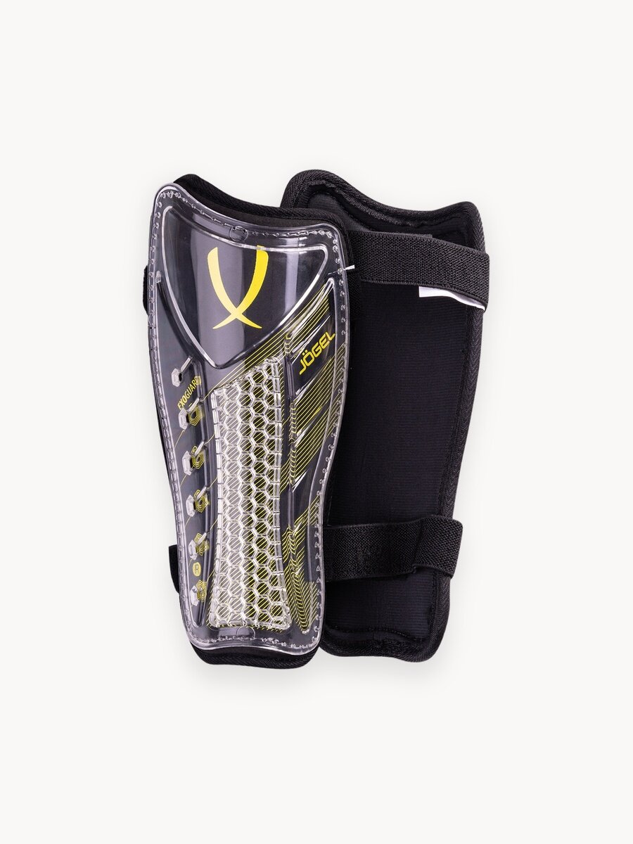Щитки футбольные Jogel JA-205 с двойным ремешком, размер M, цвет черный