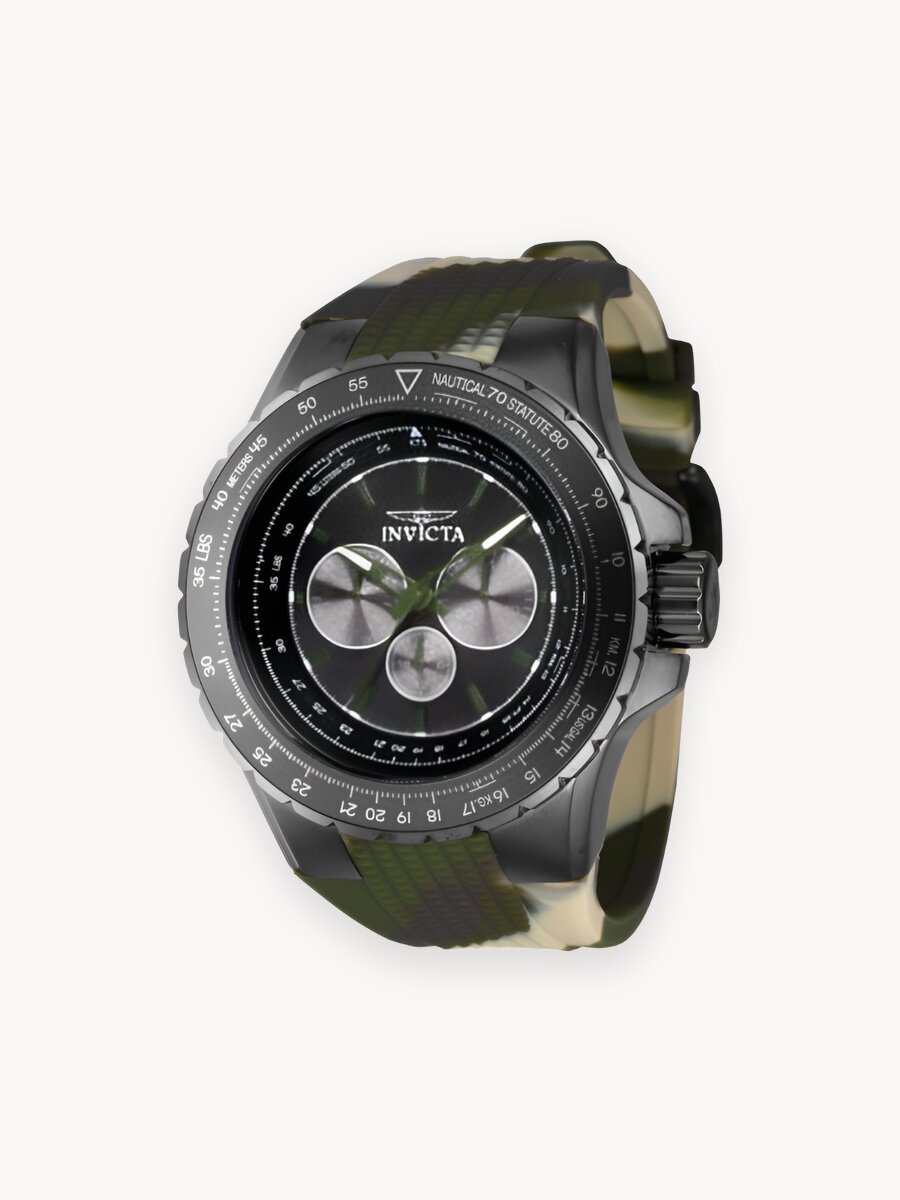 Наручные часы INVICTA, хаки/черный