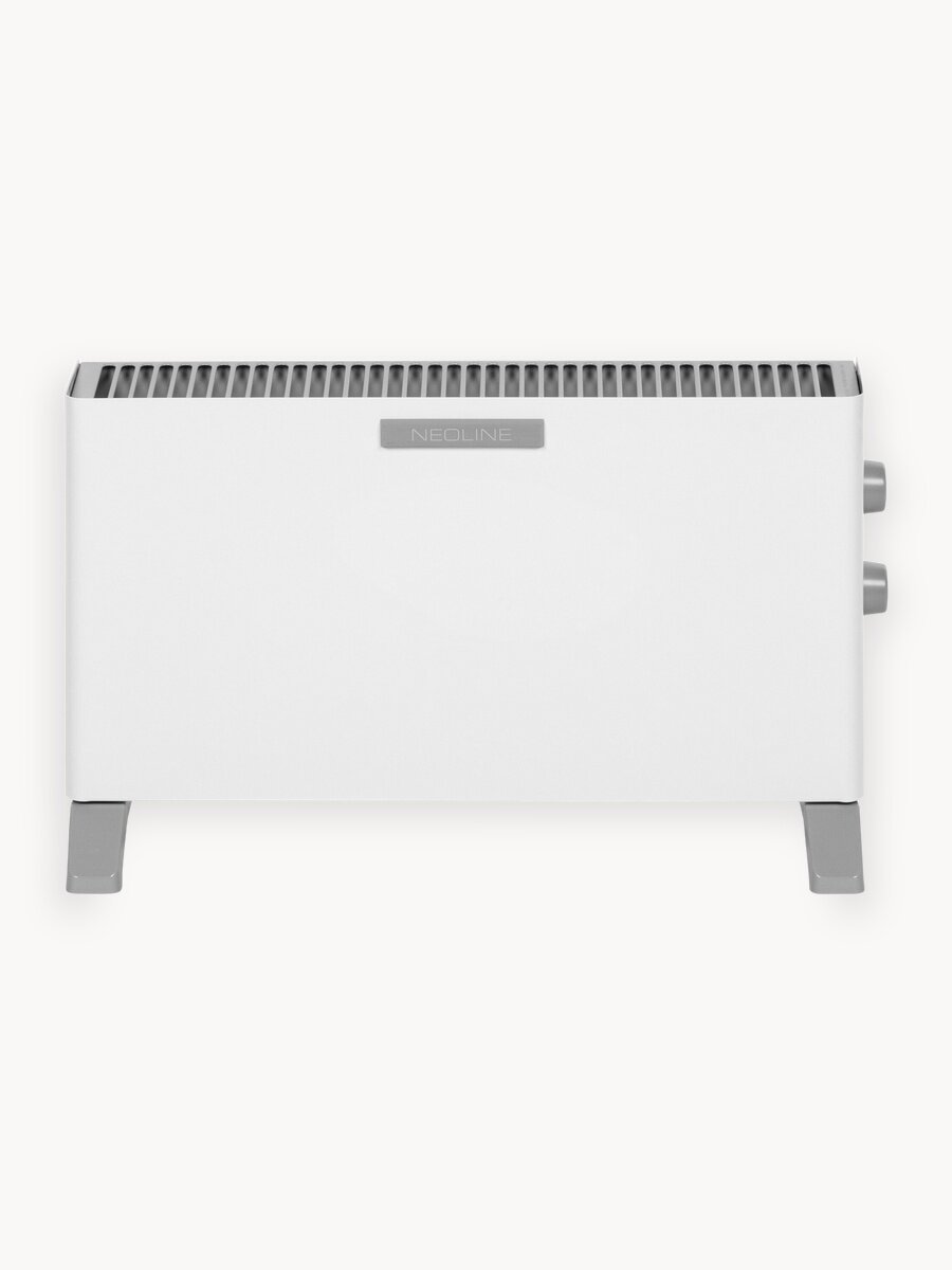 Конвектор электрический NEOLINE Cube NCC-2000, белый, площадь обогрева 25 м², игольчатый нагревательный элемент стич