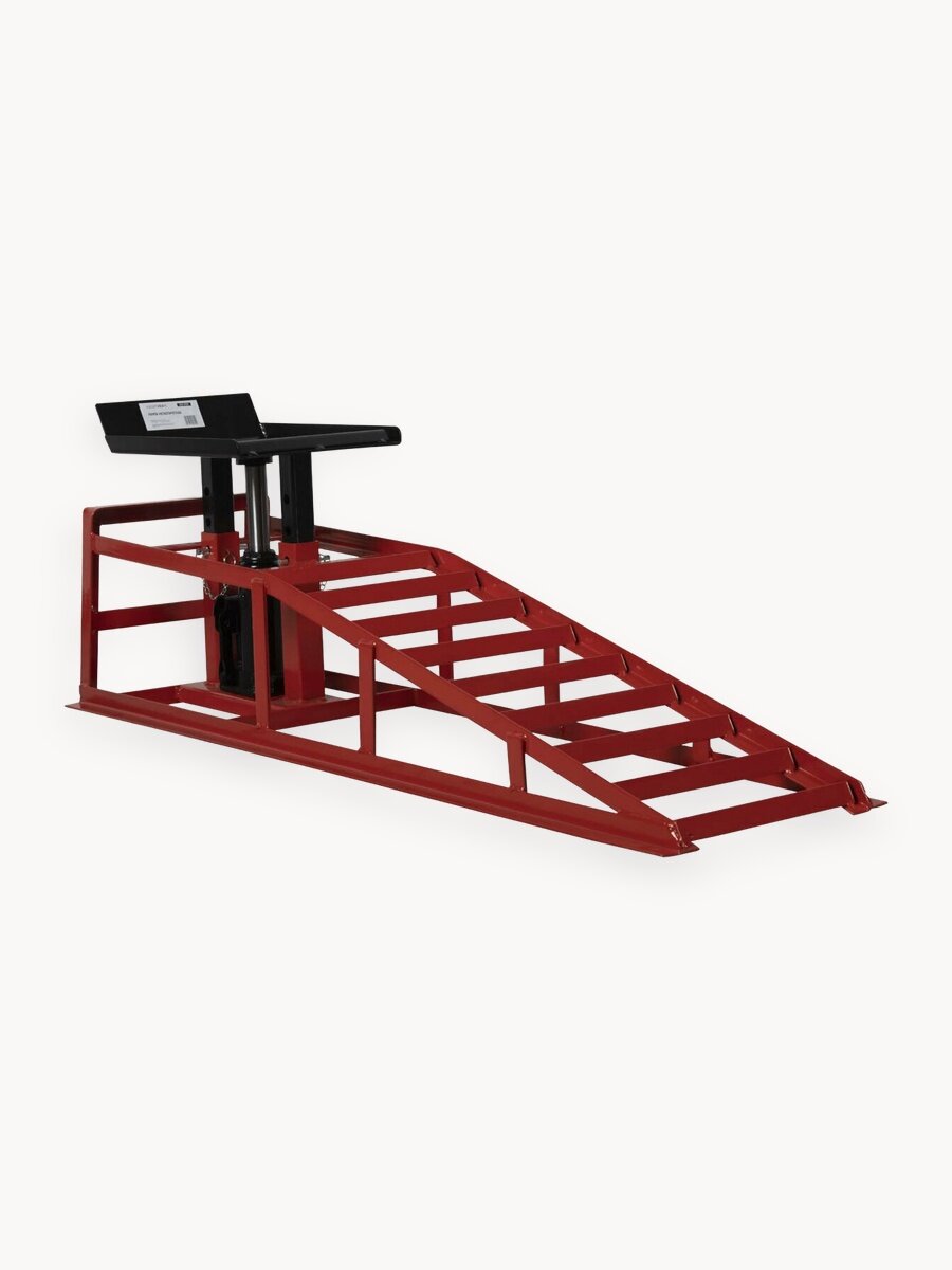 Рампа автомобильная с домкратом, г/п 2 тонны. Эстакада с подъемной площадкой WIEDERKRAFT WDK-87020