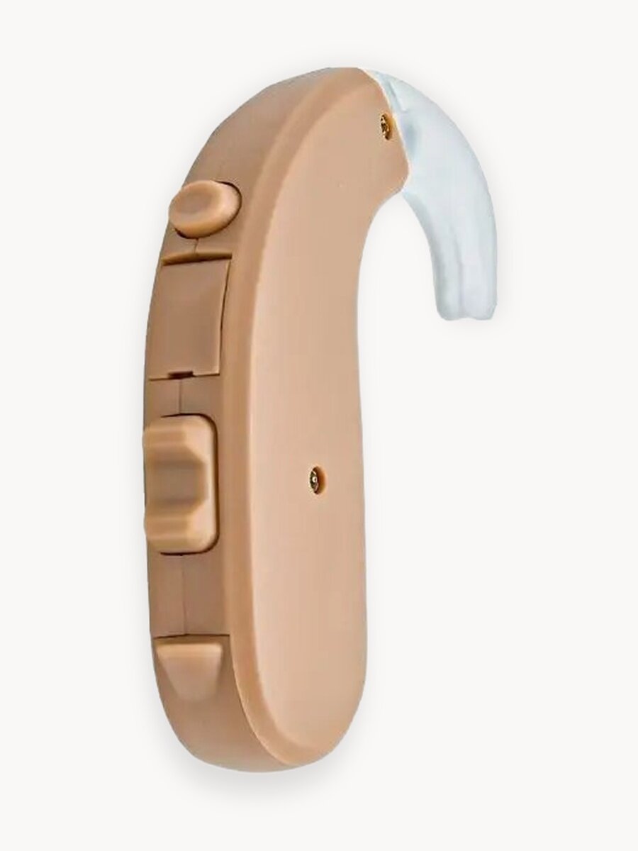 Слуховой аппарат для пожилого заушный мощный аналоговый Соната У-28