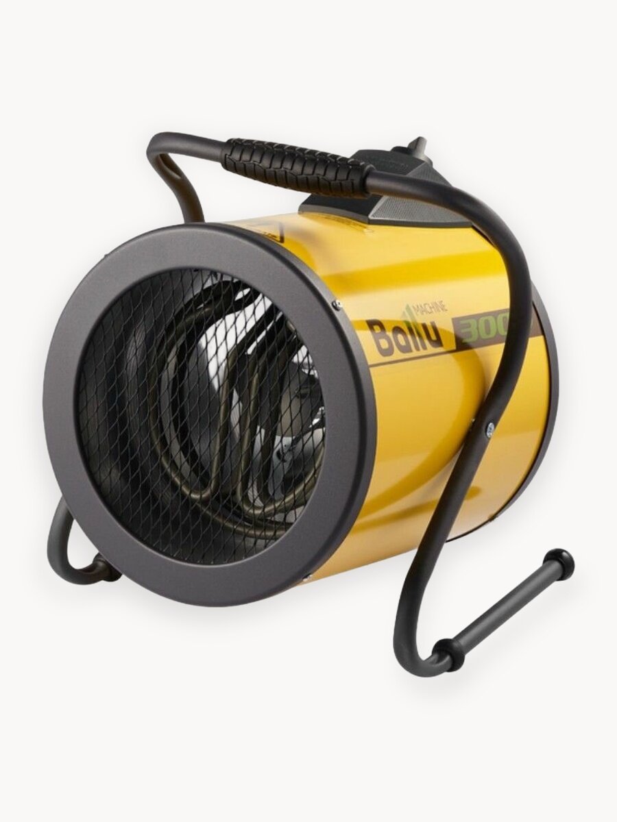 Тепловая пушка Ballu PRORAB BHP-P-3, электрическая, жёлтая, 3 кВт