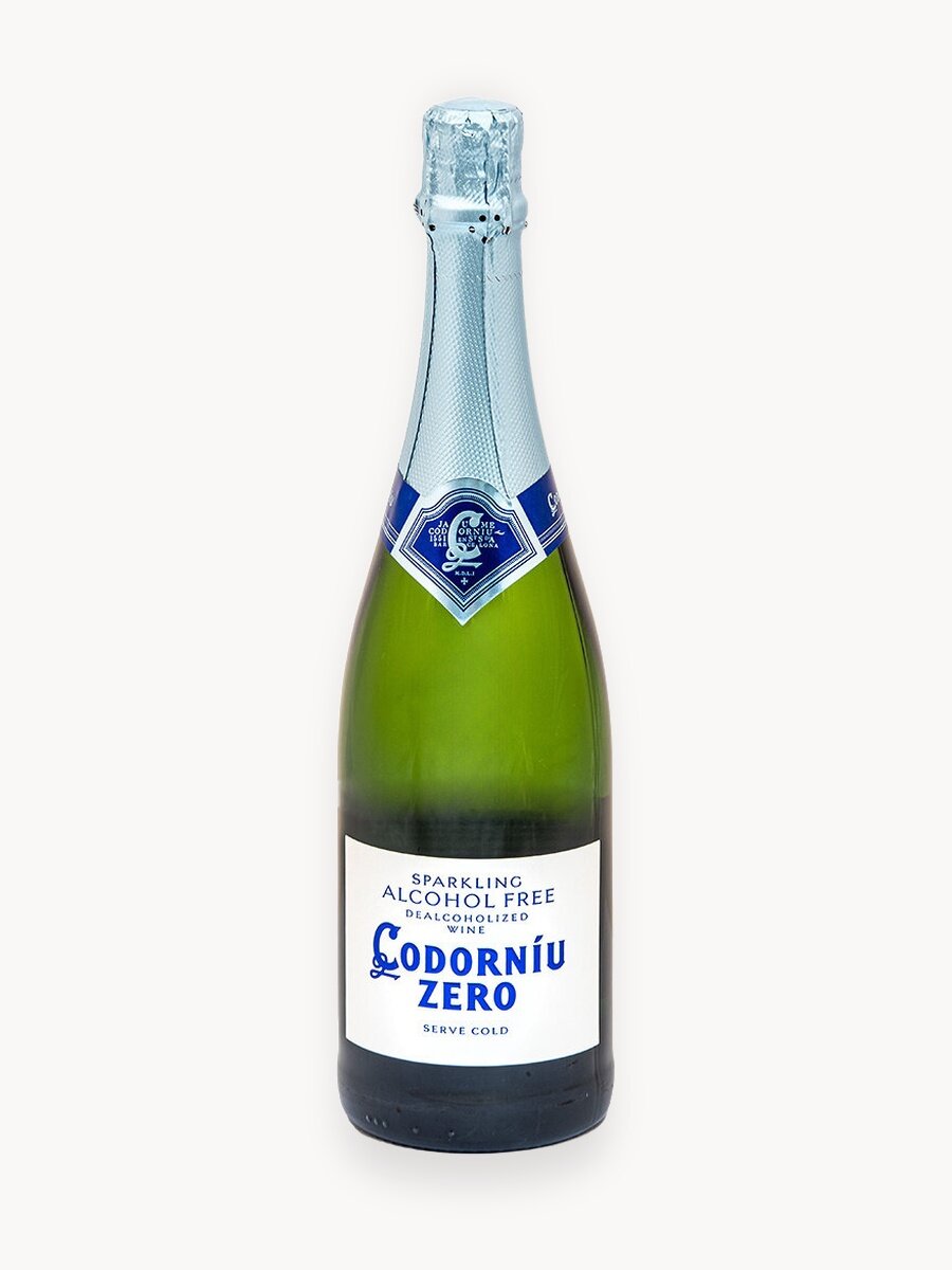 Игристое вино Codorniu "Zero", белое, безалкогольное, 0,75 л