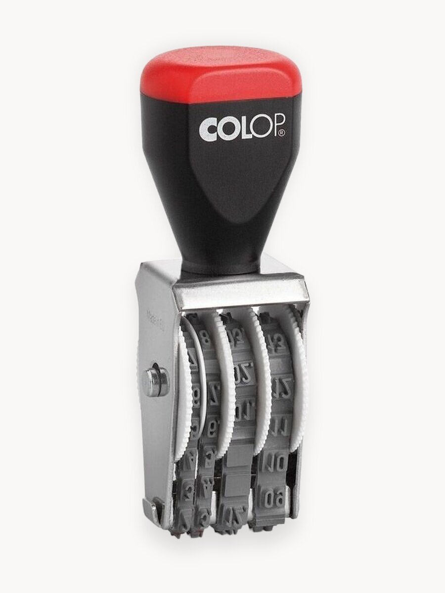 Датер ручной ленточный металлический сокращенная дата 04000/SD