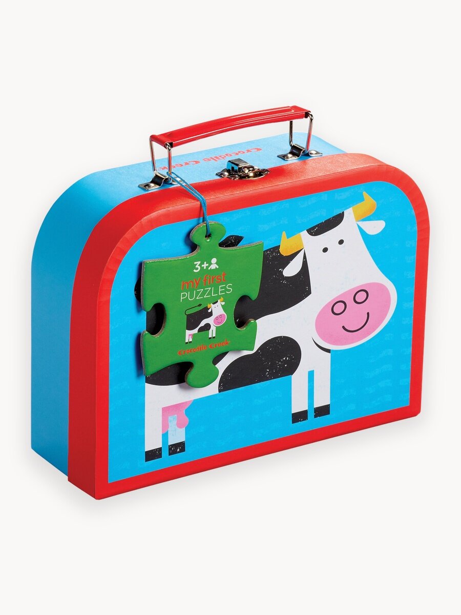 Пазл Crocodile Creek Мой первый пазл, Ферма серии MY FIRST PUZZLE CASE , 27 деталей, 29507