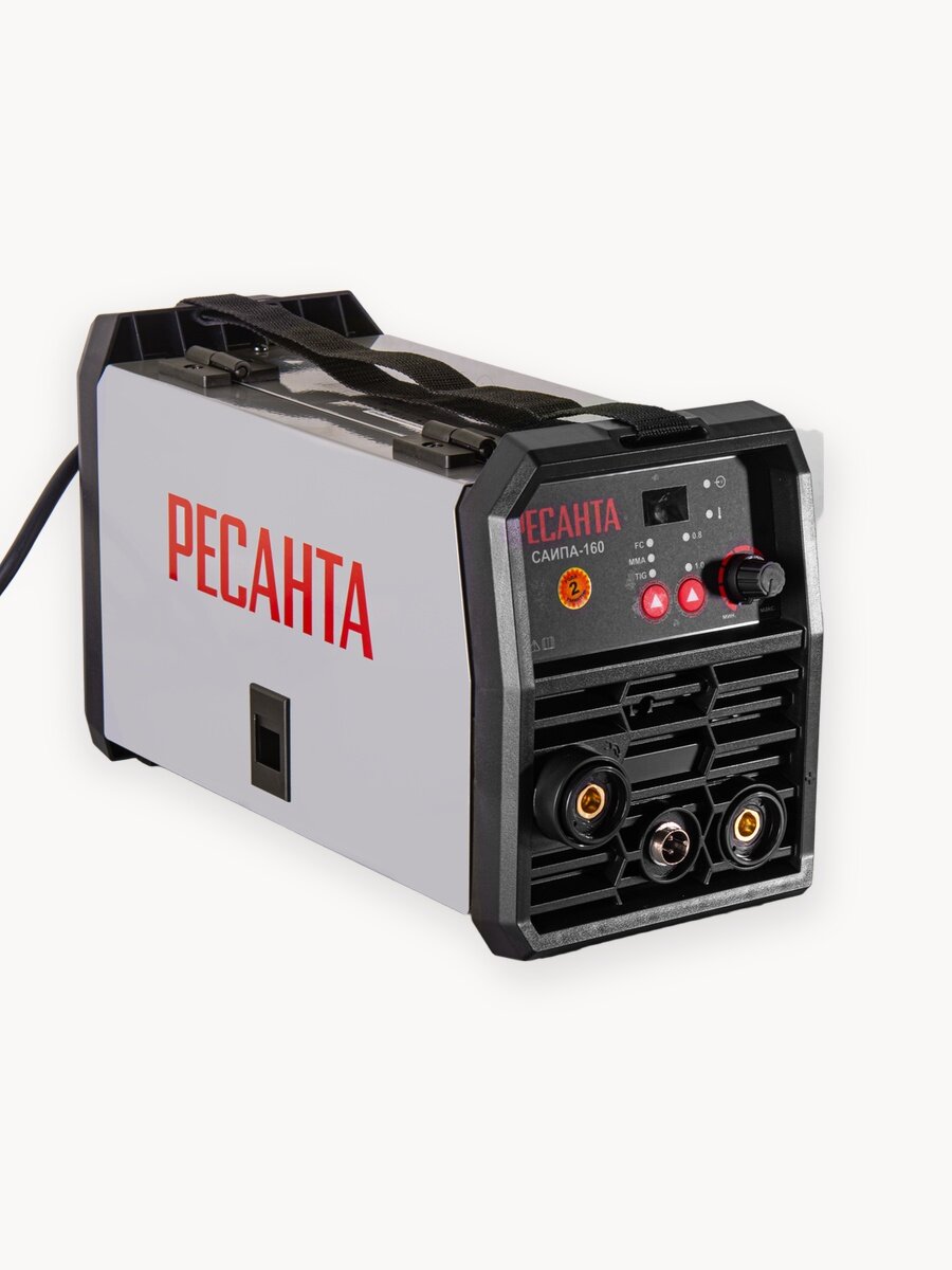 Сварочный аппарат, полуавтомат без газа, Ресанта САИПА-160, MIG/MAG, MMA, FCAW (Flux), TIG