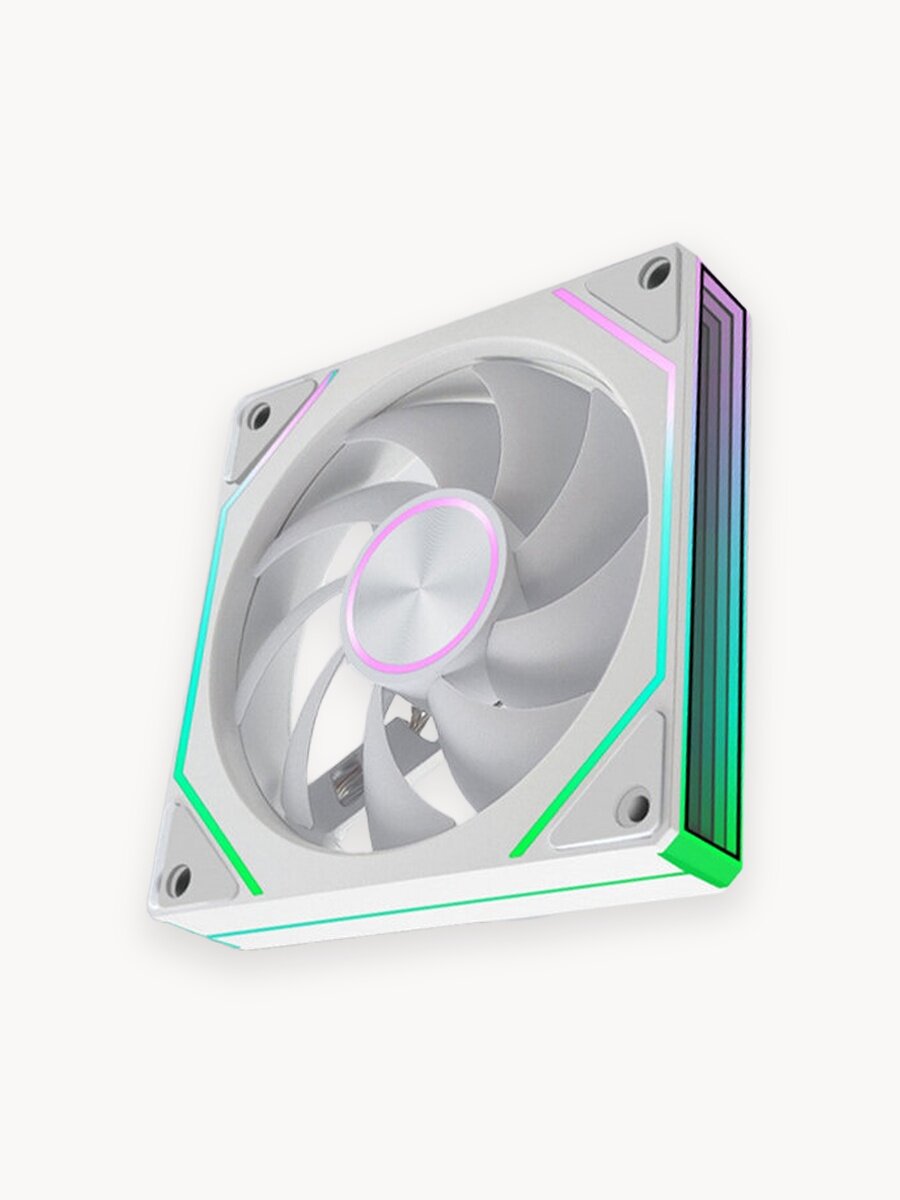 Вентилятор для корпуса компьютера *6 шт, RGB вентилятор для корпуса 120х120мм