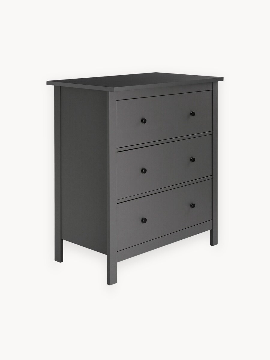 Комод для одежды с ящиками, 92х51х100 см, направляющие с доводчиком, серый Гуд Лакк Сага