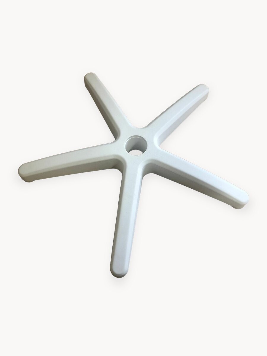 Ножка - Крестовина для компьютерных кресел, белая D-560mm
