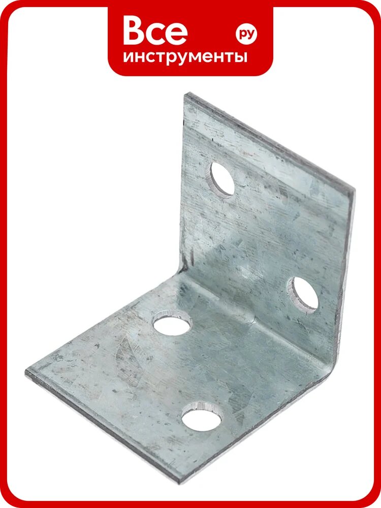 Крепежный уголок BILTI равносторонний 30x30x30 (50 шт.) Б-КУР-30*30*30-Х117