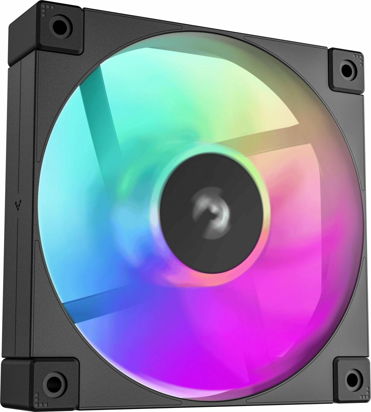 Вентилятор для корпуса Deepcool FD12 ARGB 120х120x25 черный 4-pin 26.9дБ (R-FD12-BKAPN1-G)