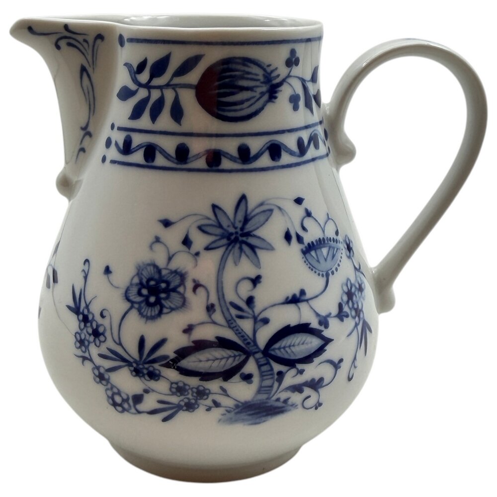Сливочник "Синий лук", 300 мл, фарфор, 1970-1990 гг, Kahla, ГДР