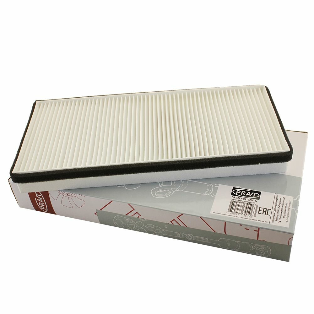 PRAVT Фильтр салонный подходит для ГАЗ 3302 Газель Бизнес , ГАЗ 2217 Соболь Бизнес (новая панель 2016г)(аналог GB-98032, EKO-04.46) арт. PR.3221-8119200-N