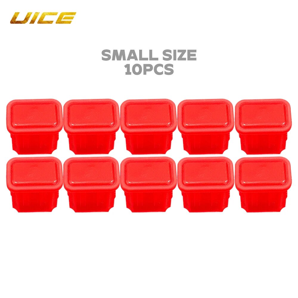 Резиновые торцевые крышки для хоккейной клюшки UICE, набор из 10 шт. Красный, Red-10pcs-JR-YTH