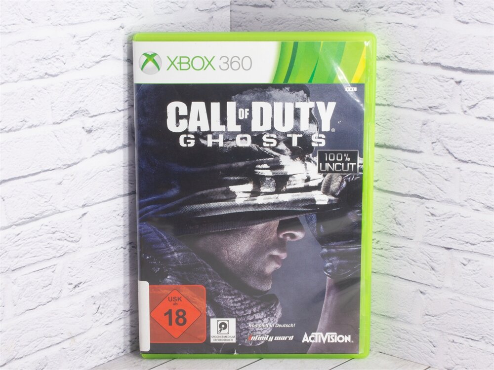 Игра Call Of duty: Ghosts для Xbox 360, английский язык, диск