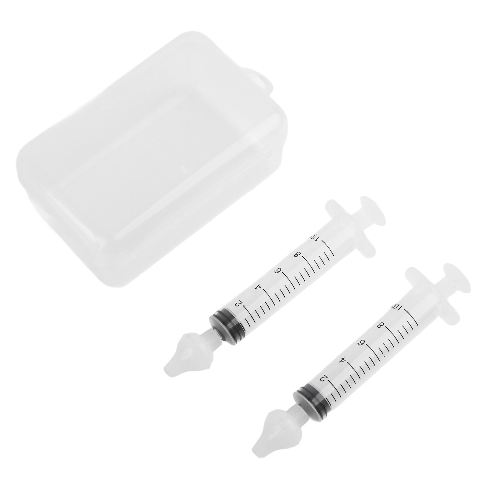 Профессиональный шприц детский носовой ирригатор портативный уборщик носа для уборки носа 2pcs 10ml