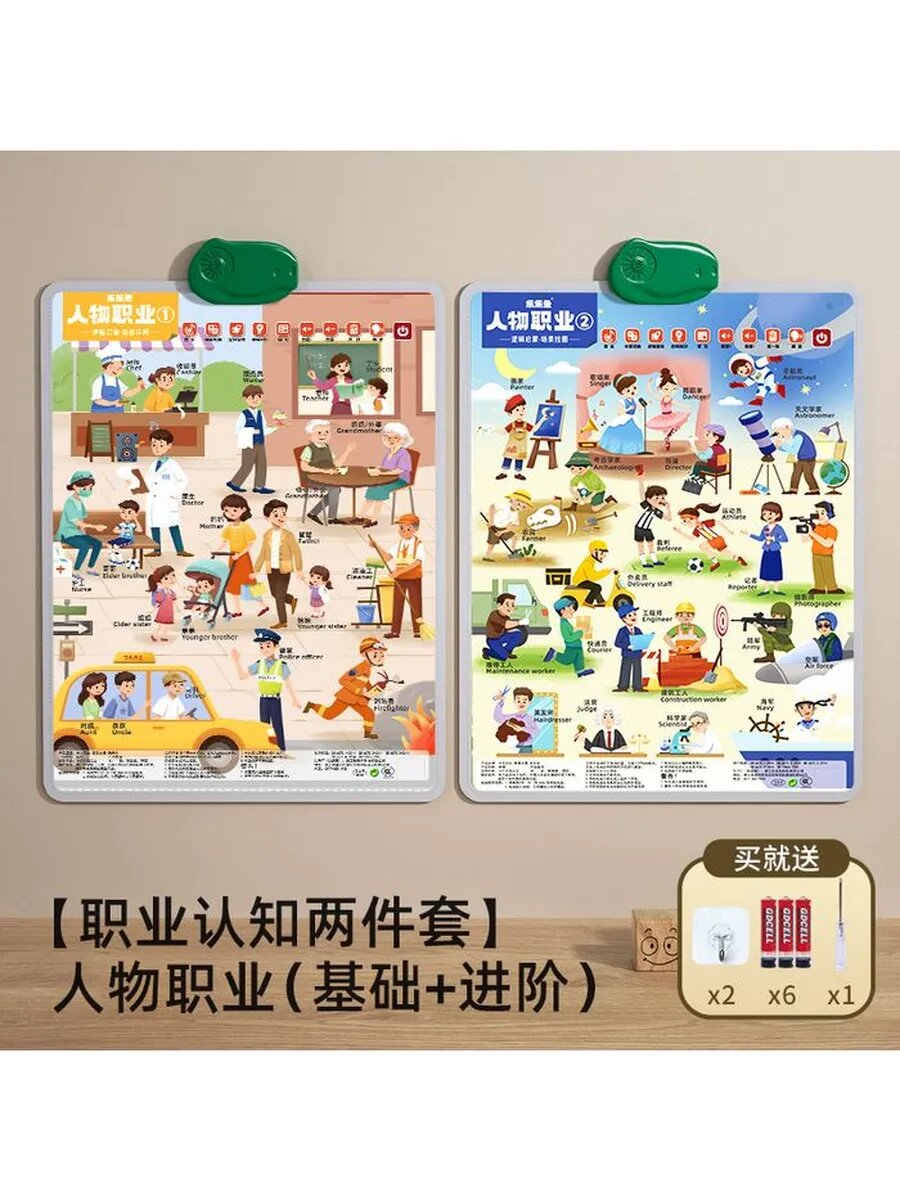 Обучающий плакат (Иероглиф 1 и Иероглиф 2)