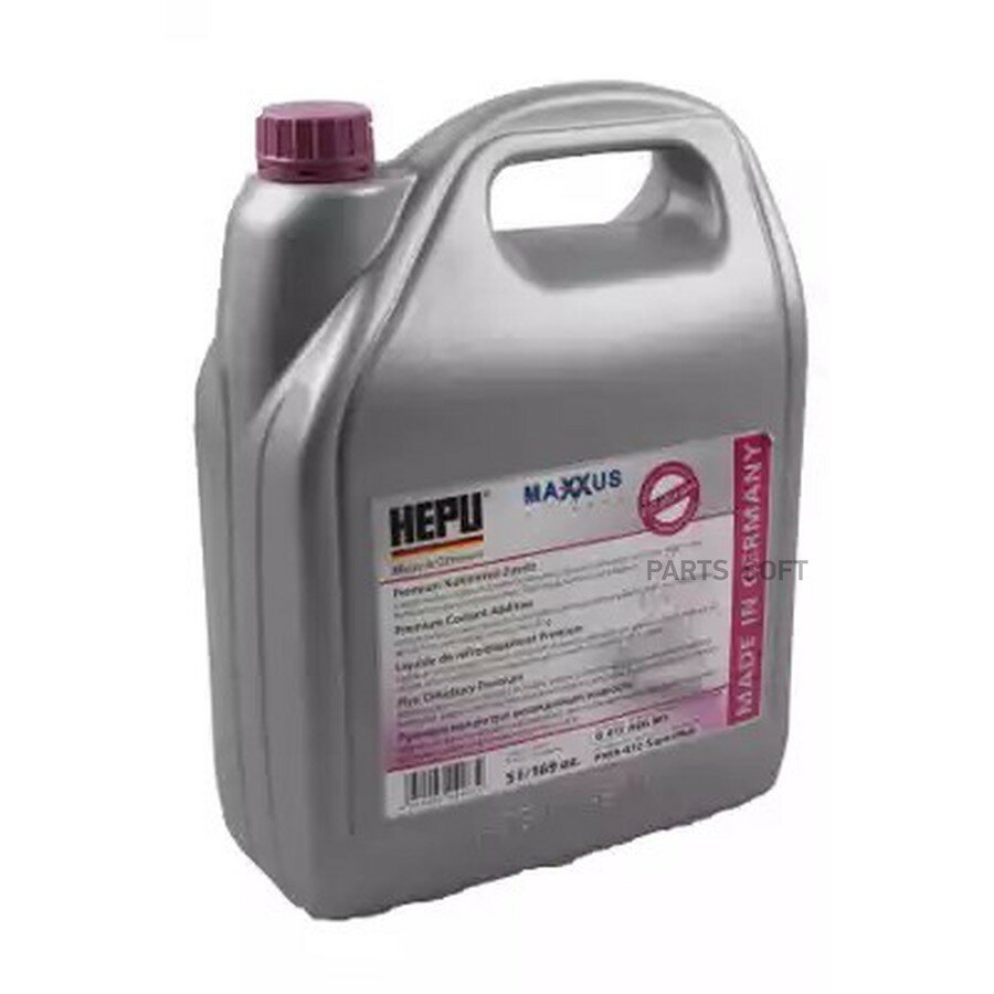 Антифриз HEPU P999 G12-SUPERPLUS, фиолетовый, концентрат, 5л от официального дистрибьютора, HEPU, артикул P999G12SUPERPLUS005