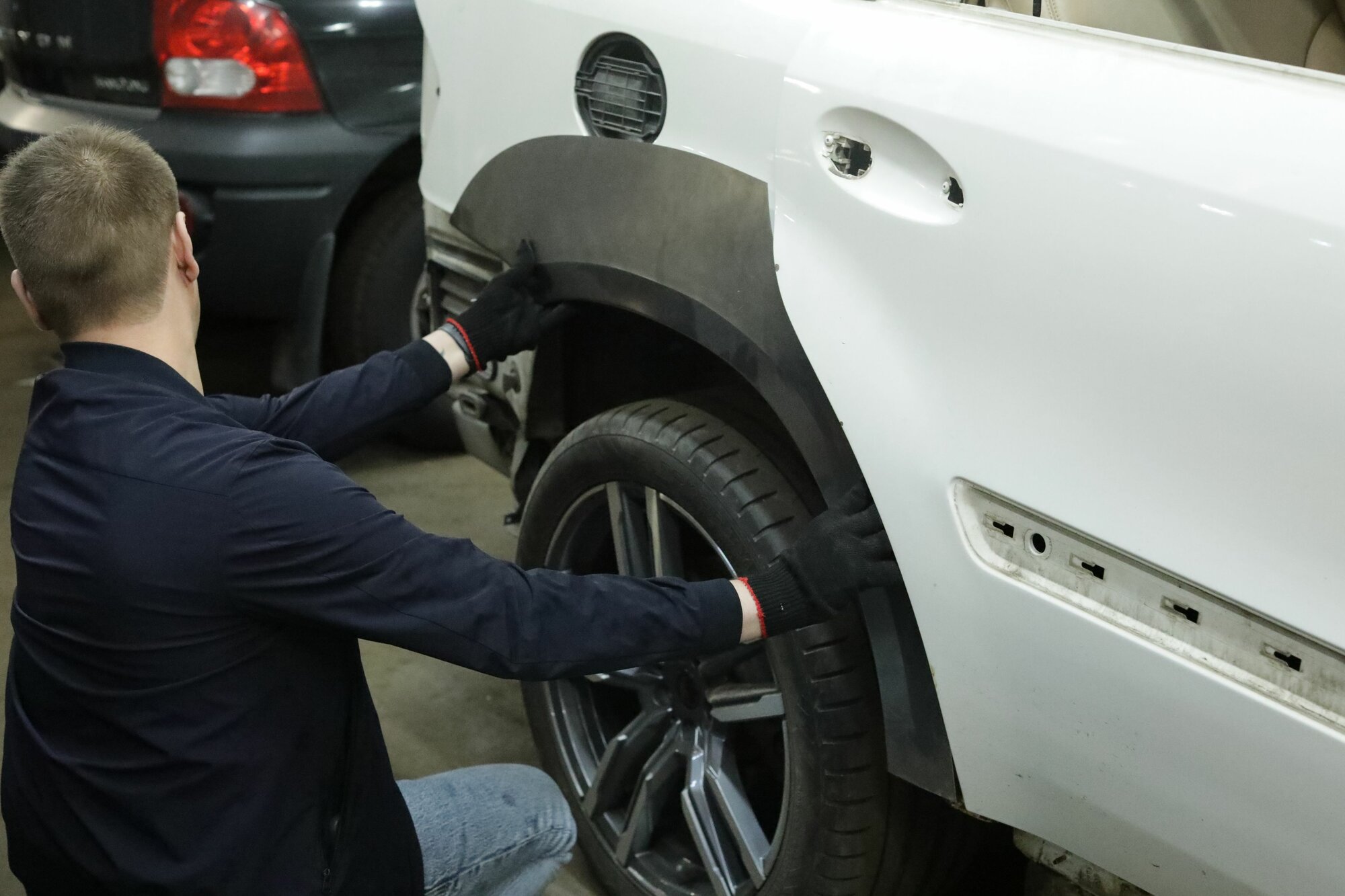 Арки крыла задние (комплект) для Mercedes Benz GL-Class X164 2006-2012 (мерседес х164) внедорожник, хк сталь 1 мм