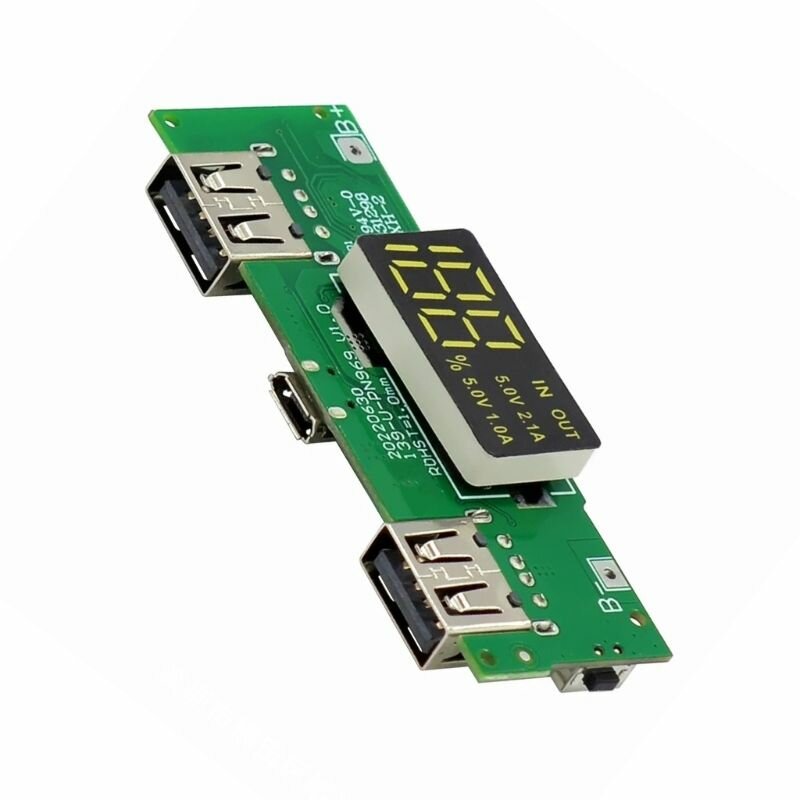 Модуль зарядки цифрового дисплея литиевой батареи 18650 с дисплеем-своего рода зарядный порт