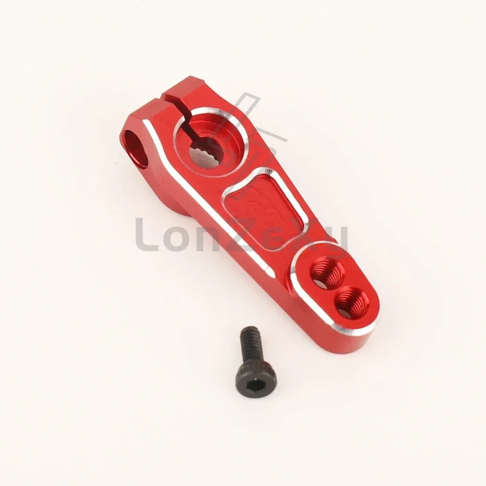 Серворучка алюминиевая красная 25T для RC 1/10 Type E Red