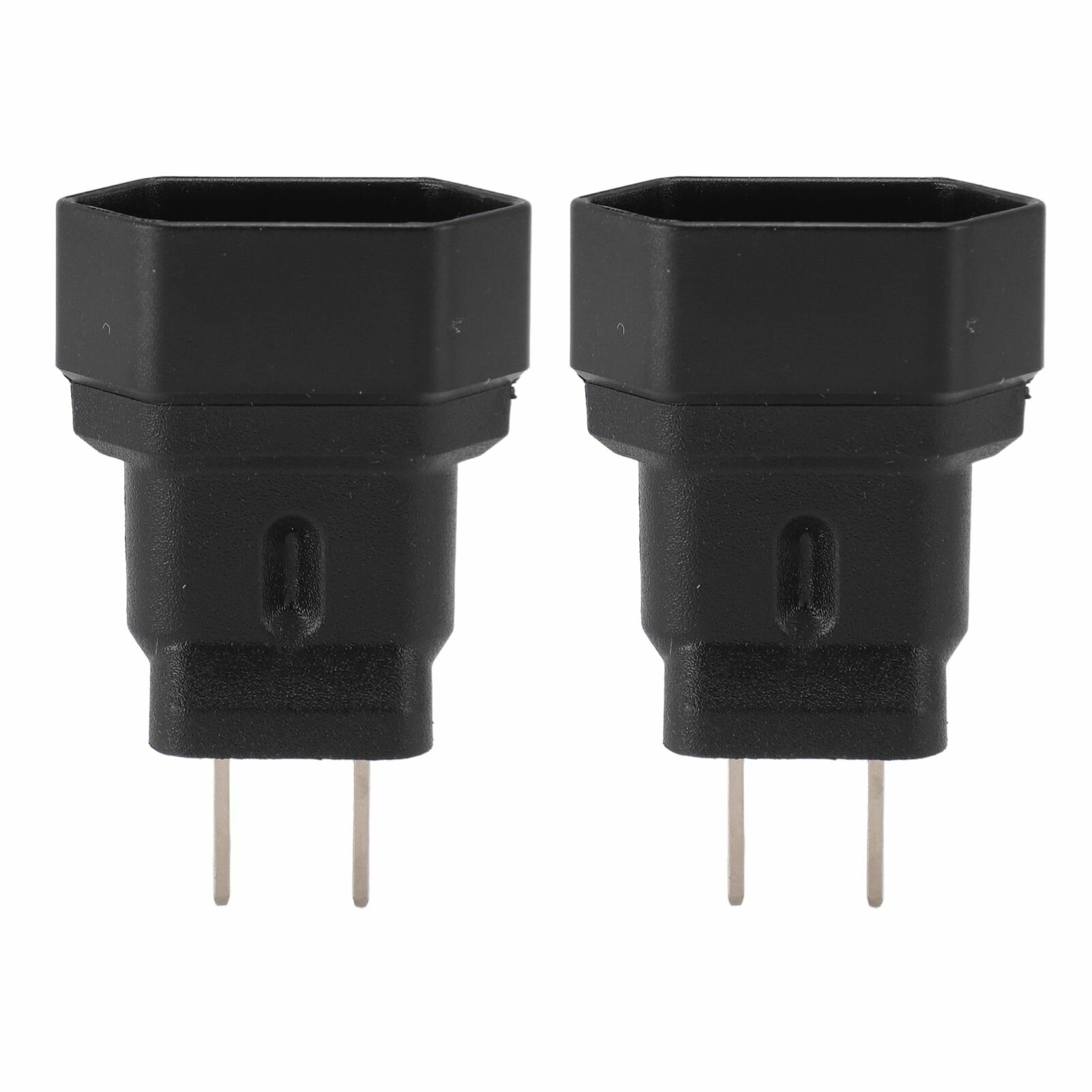 Адаптер питания 1 15P на стандарт ЕС Plug and Play Переходник штекера США на стандартную розетку ЕС, 2 шт.