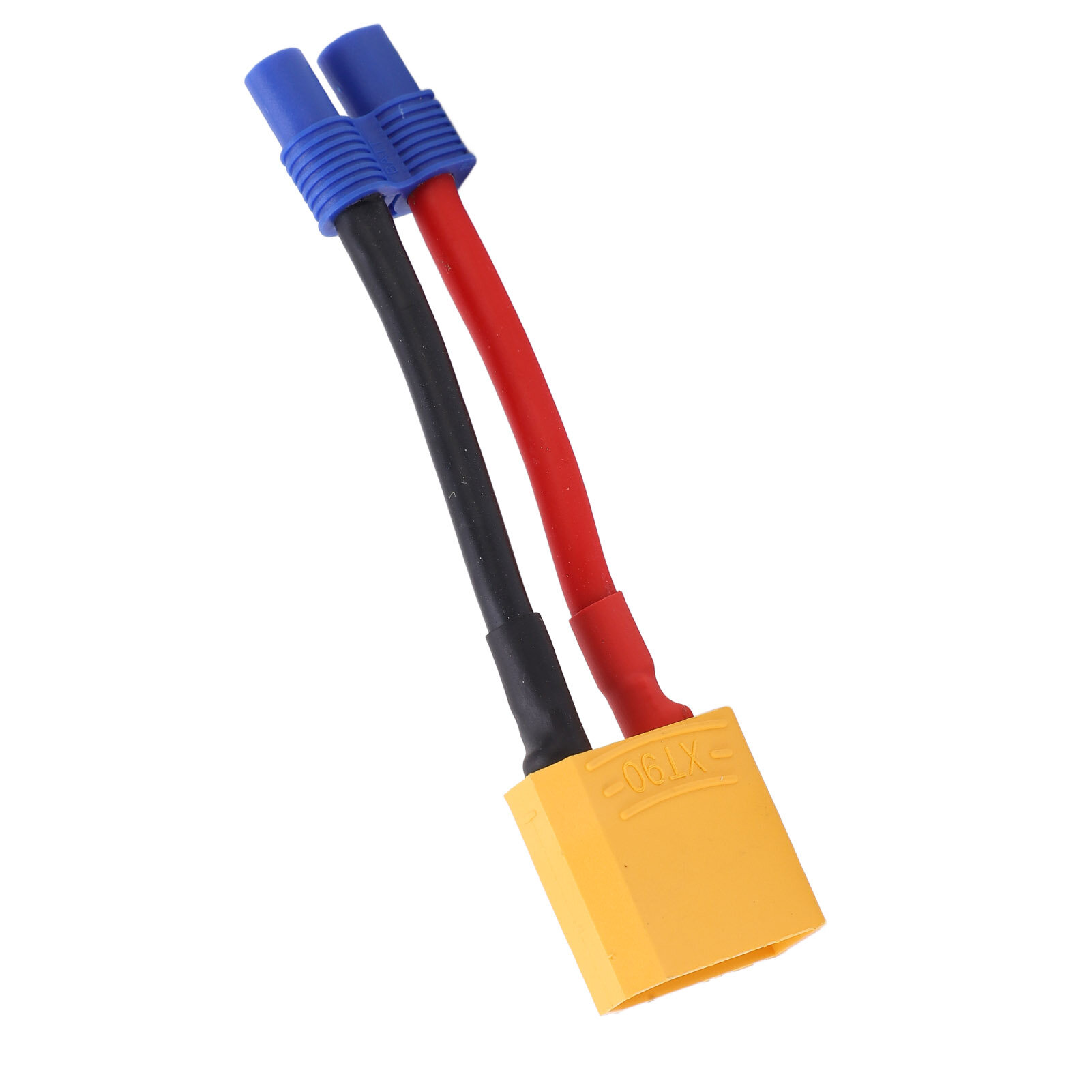 Кабель XT90 мама папа EC3, многоразовые разъемы, безопасный корпус, 12AWG, длина 94 мм/3,7 дюйма, вилка XT90 для модели радиоуправляемого автомобиля