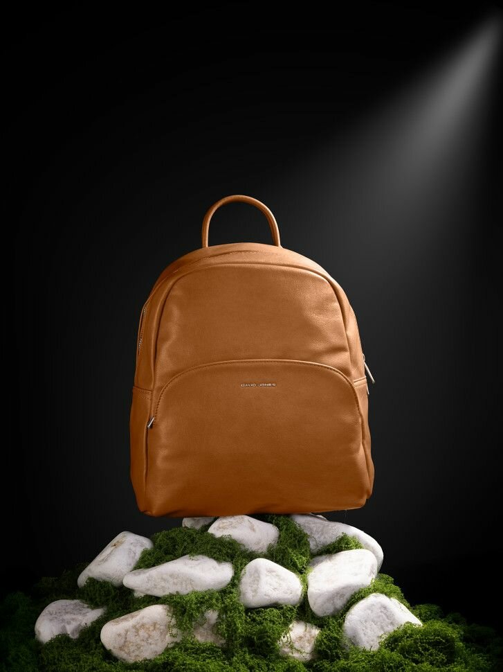 Рюкзак David Jones 7727 Pumpkin Spice, городской, оранжевый, искусственная кожа