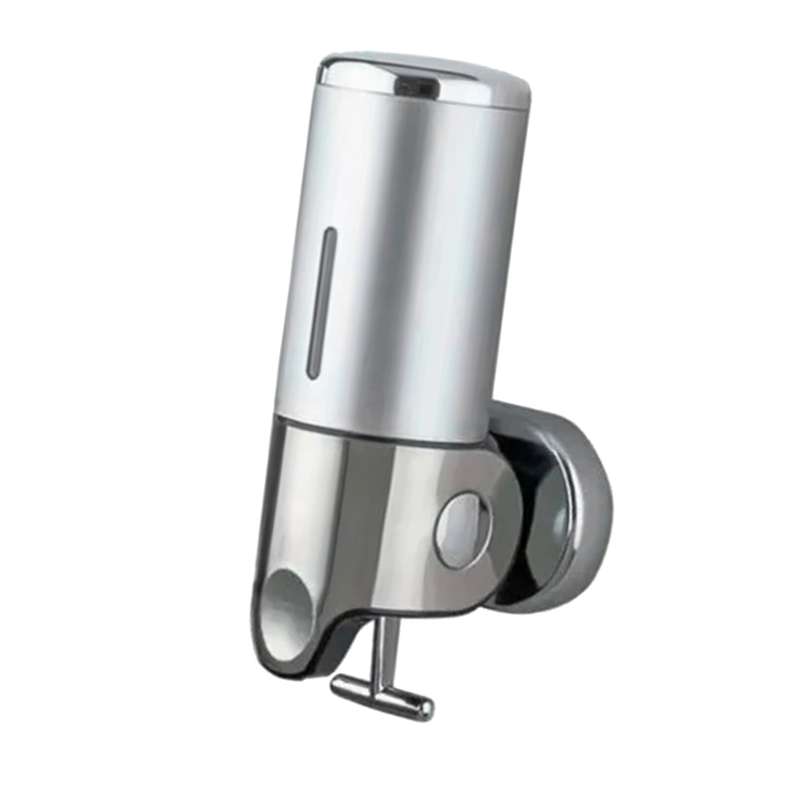 Настенный ручной дозатор мыла Т-образного типа с рычагом для душа Ручной дозатор для шампуня и кондиционера 500 мл Белый