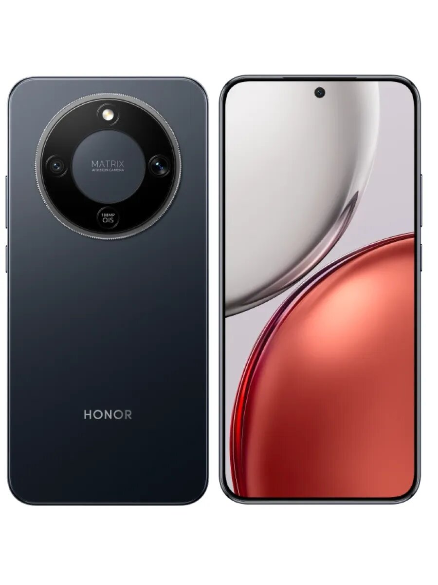 Смартфон Honor X9d 8/256 ГБ, NFC, AMOLED, 120Гц, 8300мAч, графитовый (Ростест)