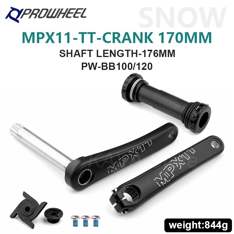 PROWHEEL MPX11-TT-Crank 170mm, Черный