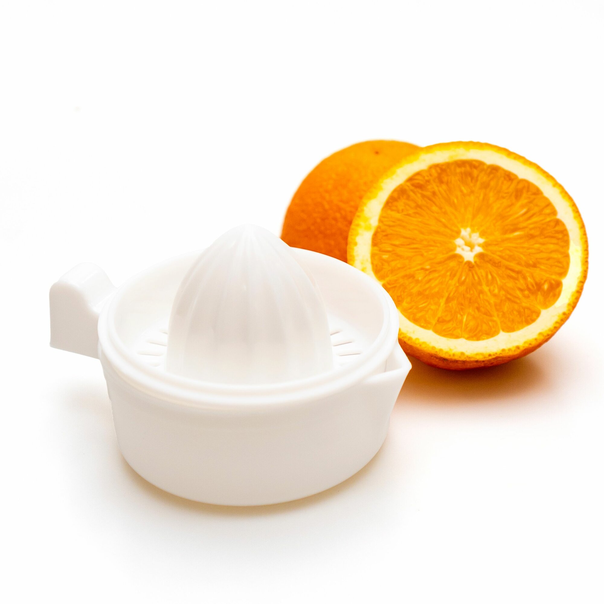 Ручная соковыжималка, соковыжималка для апельсинового сока, белая.