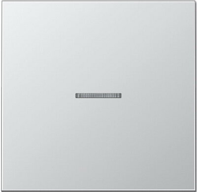 Выключатель одноклавишный проходной с подсветкой Jung LS990 506U+90+AL2990KO5