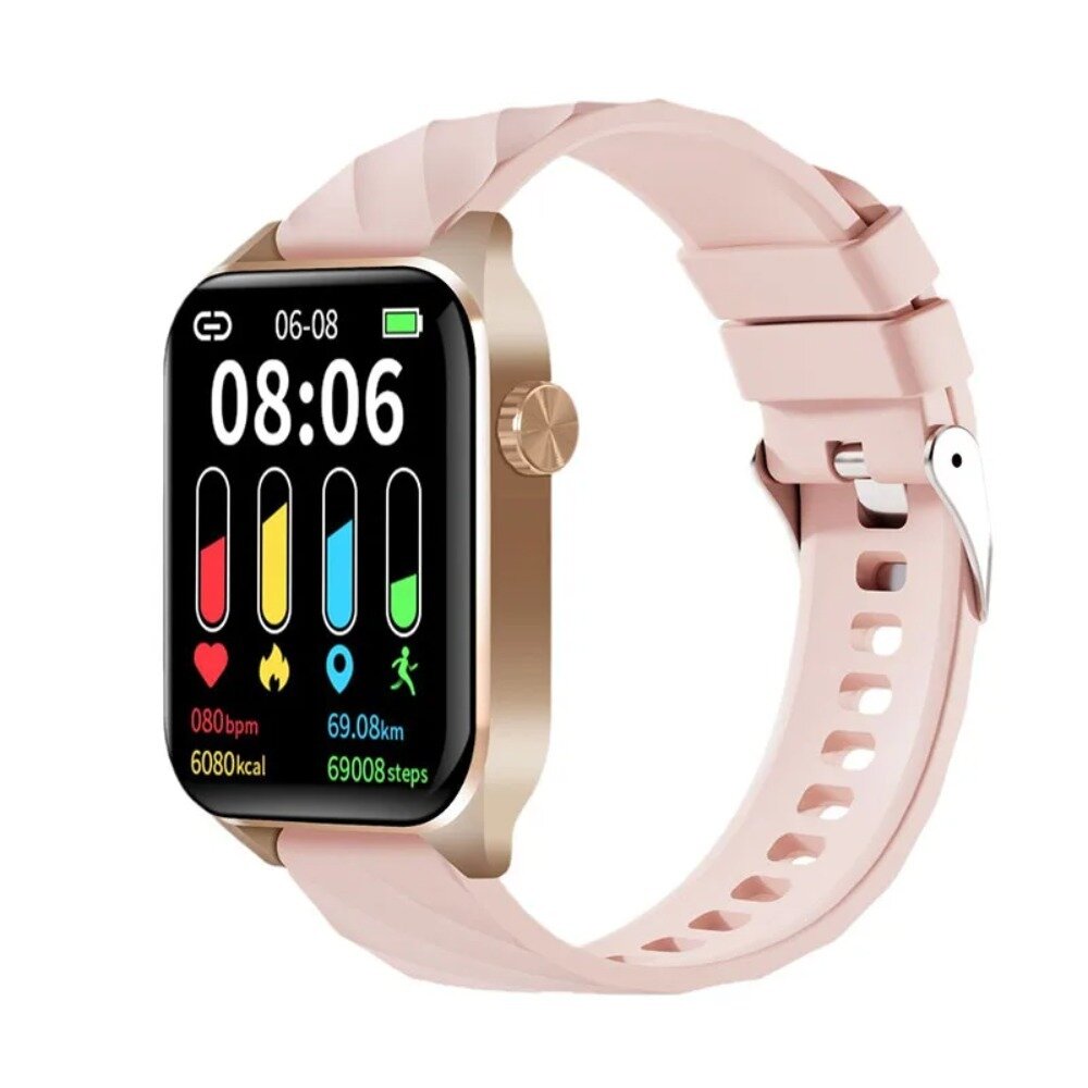 V22 Smartwatch Фитнес-трекер, Отслеживающий Сердечный Ритм, Спортивные Умные Часы Для Контроля Здоровья
