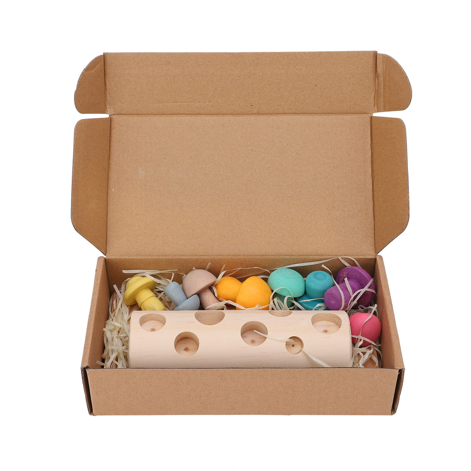 Игра «Сбор грибов», тренировка концентрации, деревянные одинаковые развивающие игрушки, подарок