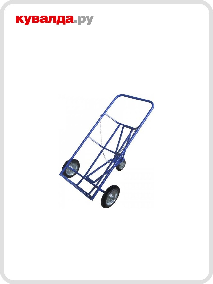 Тележка транспортировочная КБ-2 бочкокат на колесах из литой резины (до 350 кг)