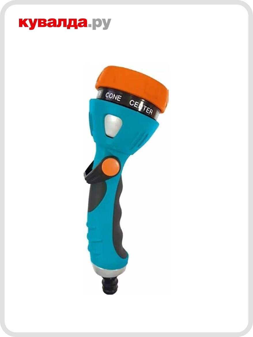 Пистолет для полива GRINDA XM-7 proline 7 режимов, металлический с tpr