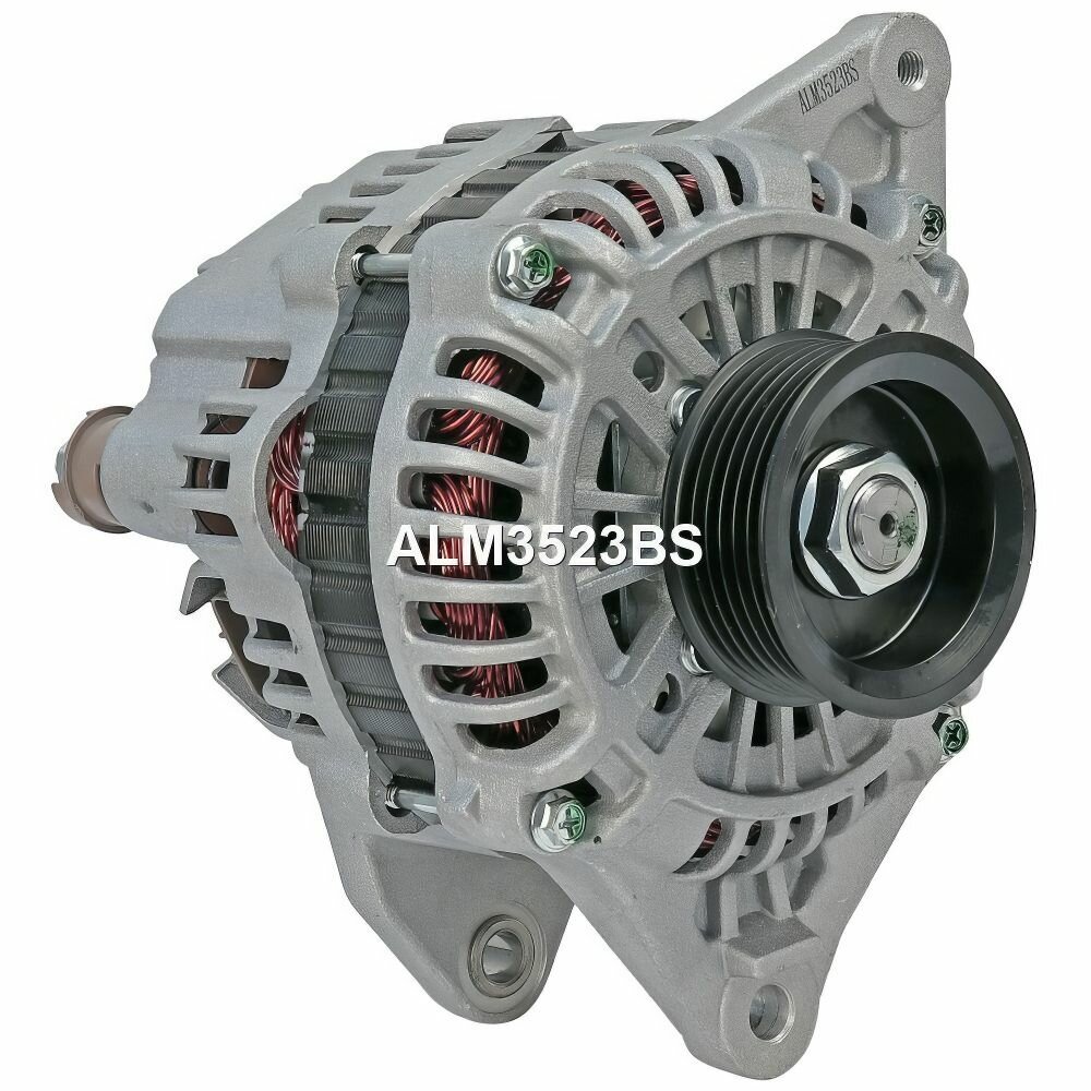 Генератор cо шкивом, 6 ручьев для Митсубиси Каризма, Кольт, Галант, Лансер, Паджеро V2, Пинин H6 H7, Спейс Стар, Чери Тиго арт ALM3523BS