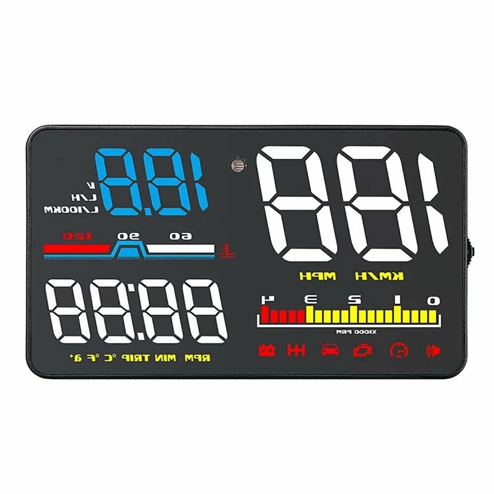 Автомобильные инструменты, HUD-дисплей D5000 для автомобилей, проекционный прибор скорости